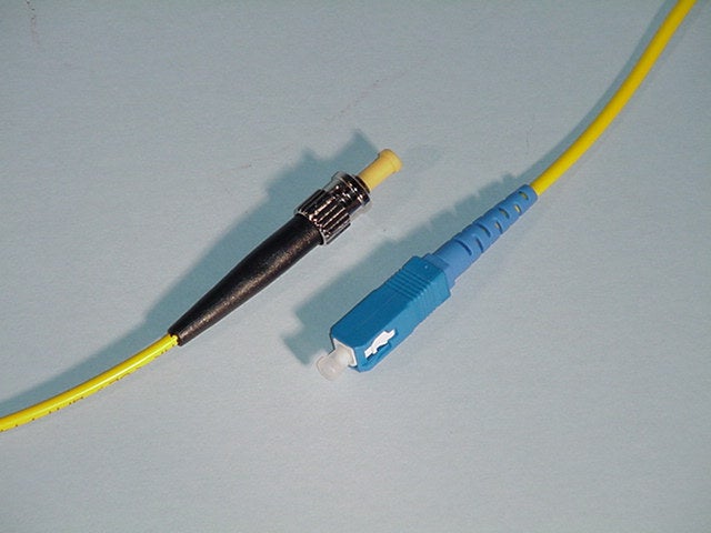 Fiber Optic Cable ST-SC SM Smplx, 1meter - Carroll Technologies