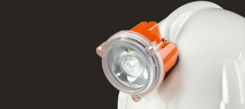 The NLT Polaris Cordless Cap Lamp - Rechargeable Mining Cap Lamps